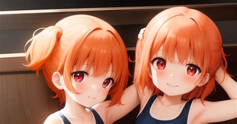 ちっぱい スク水「南都みかん」hr 蒼依いろはのイラスト Pixiv