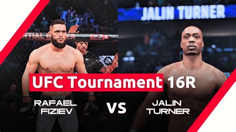 Ufc 라파엘 피지에프 Vs 제일린 터너 16강 Youtube