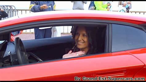Two Girls Drive Lamborghini Aventador Dmc In Monaco Accélération