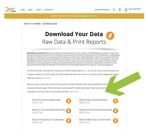 How To Download DNA Raw Data From FamilyTreeDNA OnGenealogy