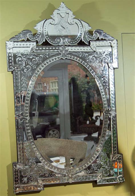 Venetian Style Cut Glass Mirror For Sale At 1stdibs How To Cut Glass