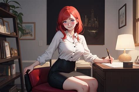 Redhead Secretary 25 By Melyssa29 On Deviantart