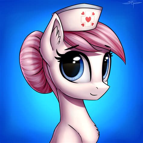 Nurse Redheart Red Heart Minor Mlp Art Minor второстепенные персонажи Mlp Art