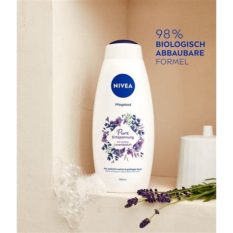 Пяна за вана и душ гел 2 в 1 Nivea Lavender, 750 мл - eMAG.bg