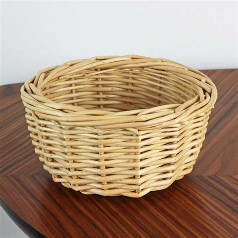 Lynton Small Round Wicker Storage Basket The Basket Company