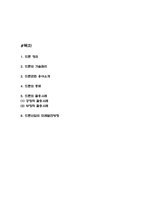 드론 기술원리 드론 긍정적 부정적 활용사례분석 드론산업 미래발전방향 연구 자연공학