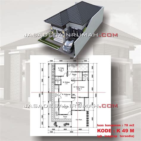 95 Gambar Foto Model Rumah Minimalis 2 Lantai Ukuran 8x15 Mau