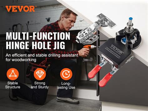 Mua VEVOR Mm Concealed Door Hinge Jig Aluminum Alloy Cabinet Hinge