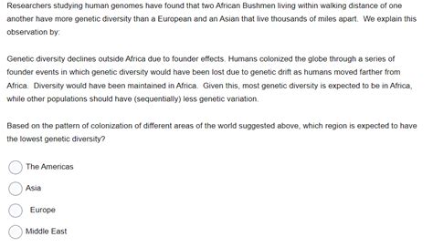 Solved Researchers studying human genomes have found that | Chegg.com