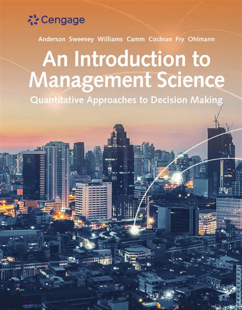 An Introduction To Management Science Quantitative Approach 15th