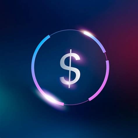 Symbole De Devise Dargent Dicône De Dollar Vecteur Gratuite