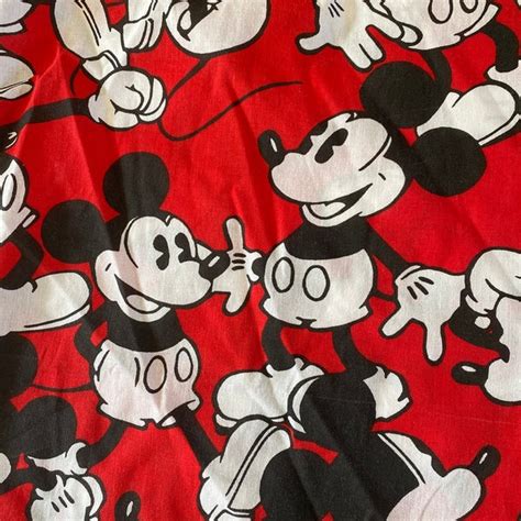 Mickey Mouse Sheet Etsy