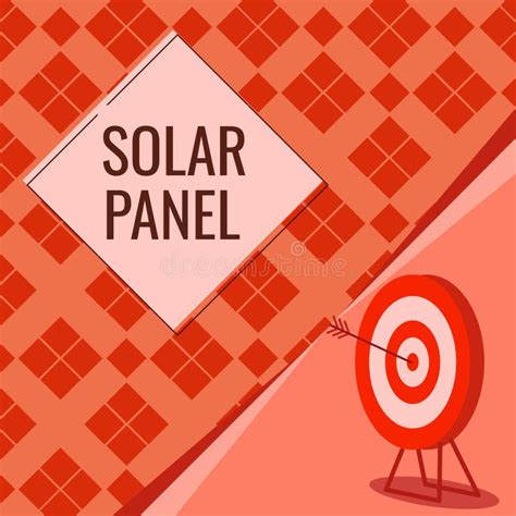 Writing Displaying Text Solar Panel Business Idea Designed To Absorb