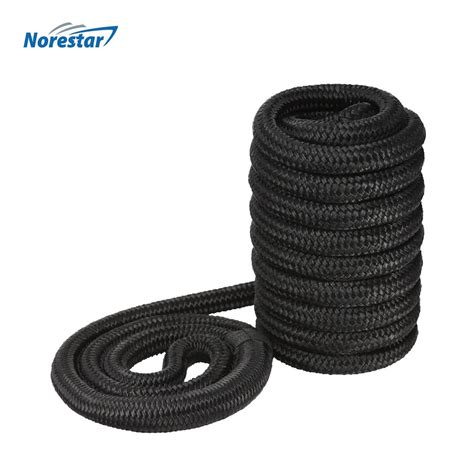 Norestar Double Braided Nylon Dock Line Black