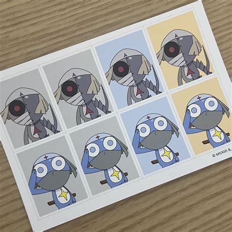 ケロロ軍曹 ガルル小隊 ミニフォトステッカー グッズセット By メルカリ