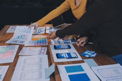 Ux Ui And Programming Development Technology Stock Image Image Of