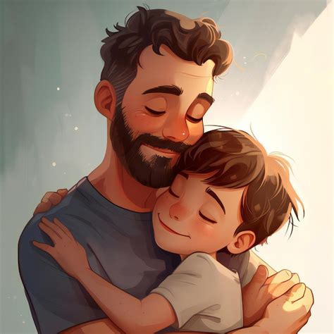 El Día Del Padre Vector Premium