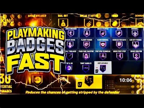 HOW TO GET PLAYMAKING BADGES FAST NBA 2K21 YouTube