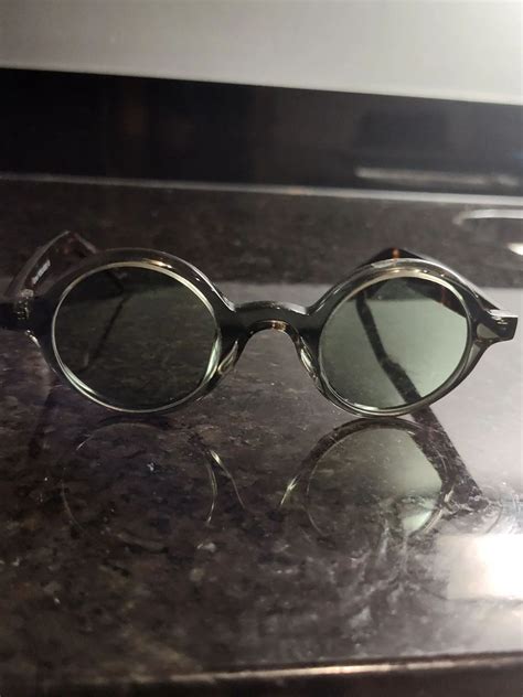 Light Orange Retro Vintage Acetate Round Blue Light Glasses School