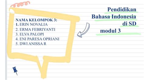 Ppt Bahasa Indonesia Modul 3pptx