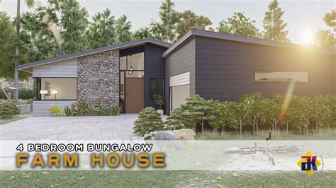 4 Bedroom Bungalow FARMHOUSE HOUSE DESIGN 200 Sqm Rustic