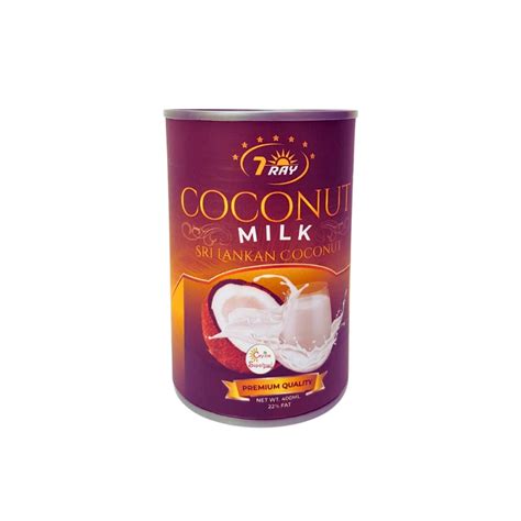 7 Ray Sri Lankan Coconut Milk 400ml Ceylon Supermart