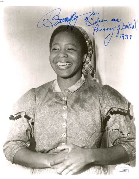 Butterfly Mcqueen Signed Gone With The Wind 8x10 Photo Inscribed