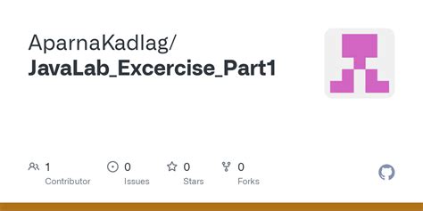 Github Aparnakadlagjavalabexcercisepart1