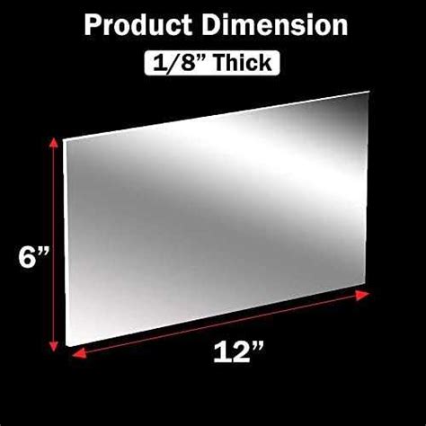 Calpalmy Thick Clear Acrylic Sheets Plexiglass Sheets For Craft