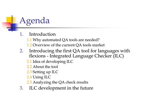 Ppt Automation Of Translation Quality Assurance Powerpoint