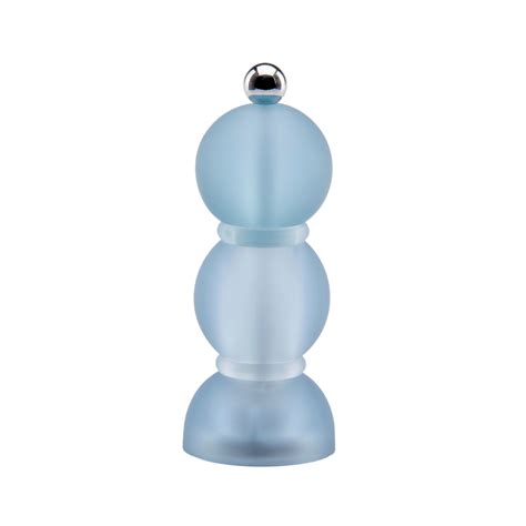 Mini Bobbin Acrylic Salt And Pepper Grinder Frost Blue Ilargento