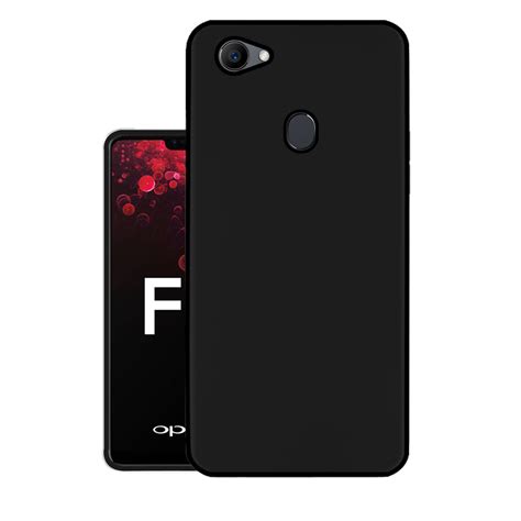 HELLO ZONE Exclusive Matte Finish Soft Back Case Cover For Oppo F Black Amazon In Electronics
