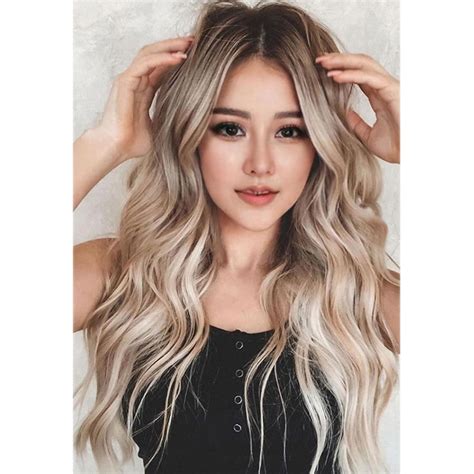 Leuik 613 Blonde Wigsynthetic Curly Wigdeep Wave Frontal