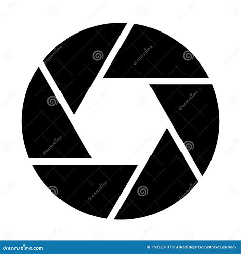 Camera Shutter Icon Stock Vector Illustration Of Background 153225137