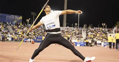 Neeraj Chopra Finishes Second At Doha Diamond League Misses Gold By 002m