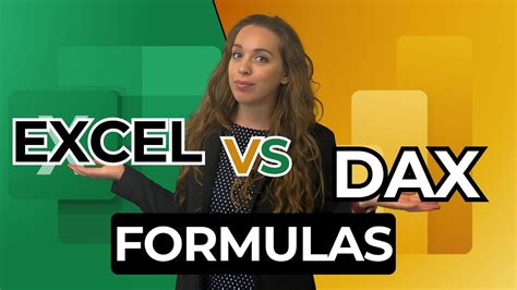 Excel Formulas Vs Dax Formulas In Power Bi Youtube