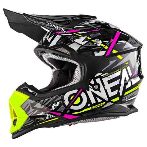 Casco De Motocross O Neal 2 SERIES RL SYNTHY YOUTH AMARILLO ROSA