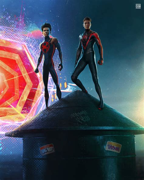 Actspv And Insomniac Miles Morales By Angkashi On Deviantart