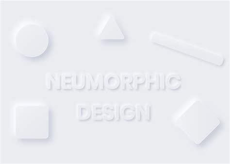 Neumorphic Design Behance