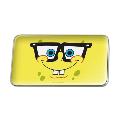 Spongebob Nerd Face Metal Rectangle Lapel Hat Pin Tie Tack Pinback