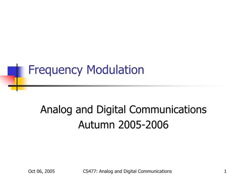Ppt Frequency Modulation Powerpoint Presentation Free Download Id
