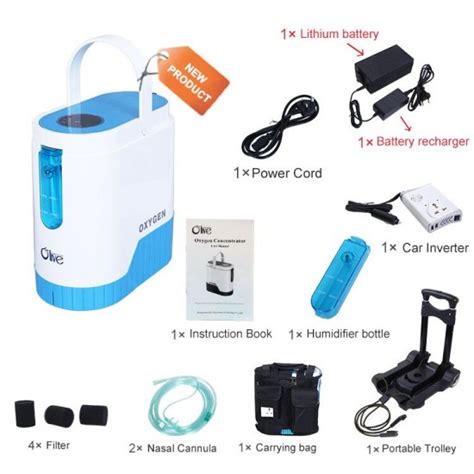 Concentrator De Oxigen 1 5L Portabil Cu Baterie Reincarcabila