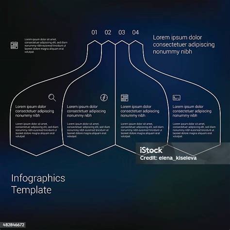 세트마다 인포그래픽 템플릿 레이아웃을 사용할 수 있습니다 흐름도 Secuence 번호가 배너입니다 2015년에 대한 스톡 벡터 아트 및 기타 이미지 Istock