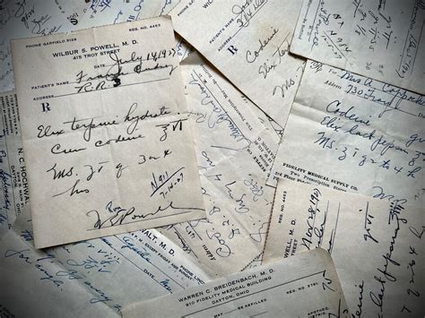 Antique Codeïne Prescription Narcotic Etsy