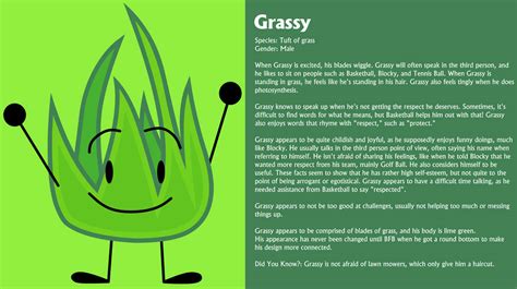 Grassys Character Profile By Lukesamsthesecond On Deviantart