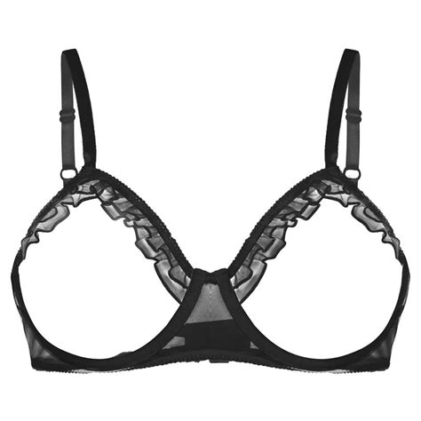 Open Cupless Bra Open Nipples Bra Open Cup Bra Sheer Bra Etsy