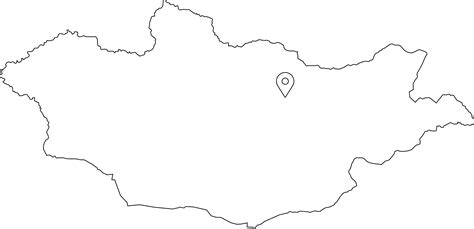 Ulaanbaatar Mongolia Map Capital City Country Location Pin Etsy
