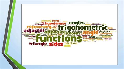 Application Of Trigonometry In Data Science And Ai Pptx