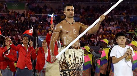 The Olympics Oiliest Man Shines In Opening Ceremony Mashable