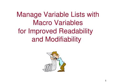Ppt Manage Variable Lists With Macro Variables Powerpoint